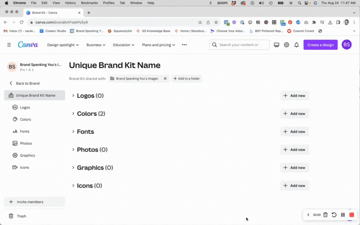 How To Create A Canva Brand Kit — Brand Spanking You