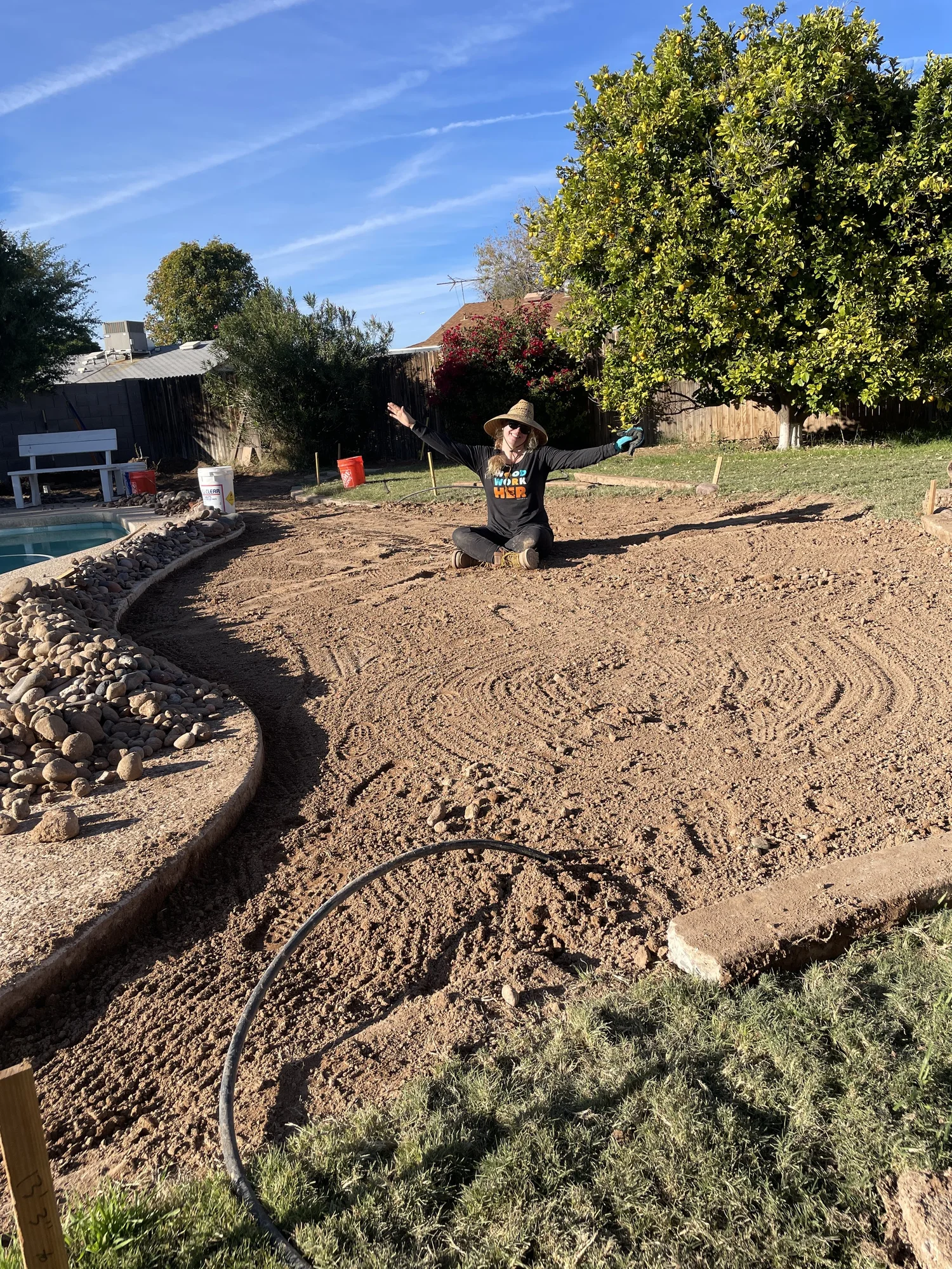 Building A Floating Deck with Composite Decking — the Awesome Orange