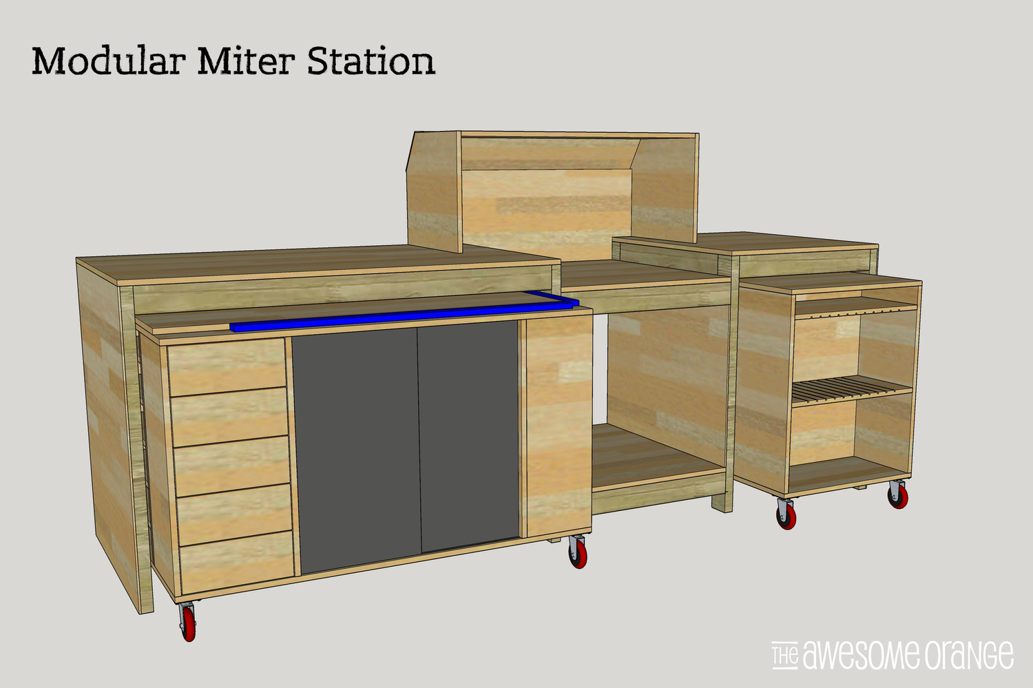 Modular Miter Station - Phase 1 - The Foundation — the Awesome Orange