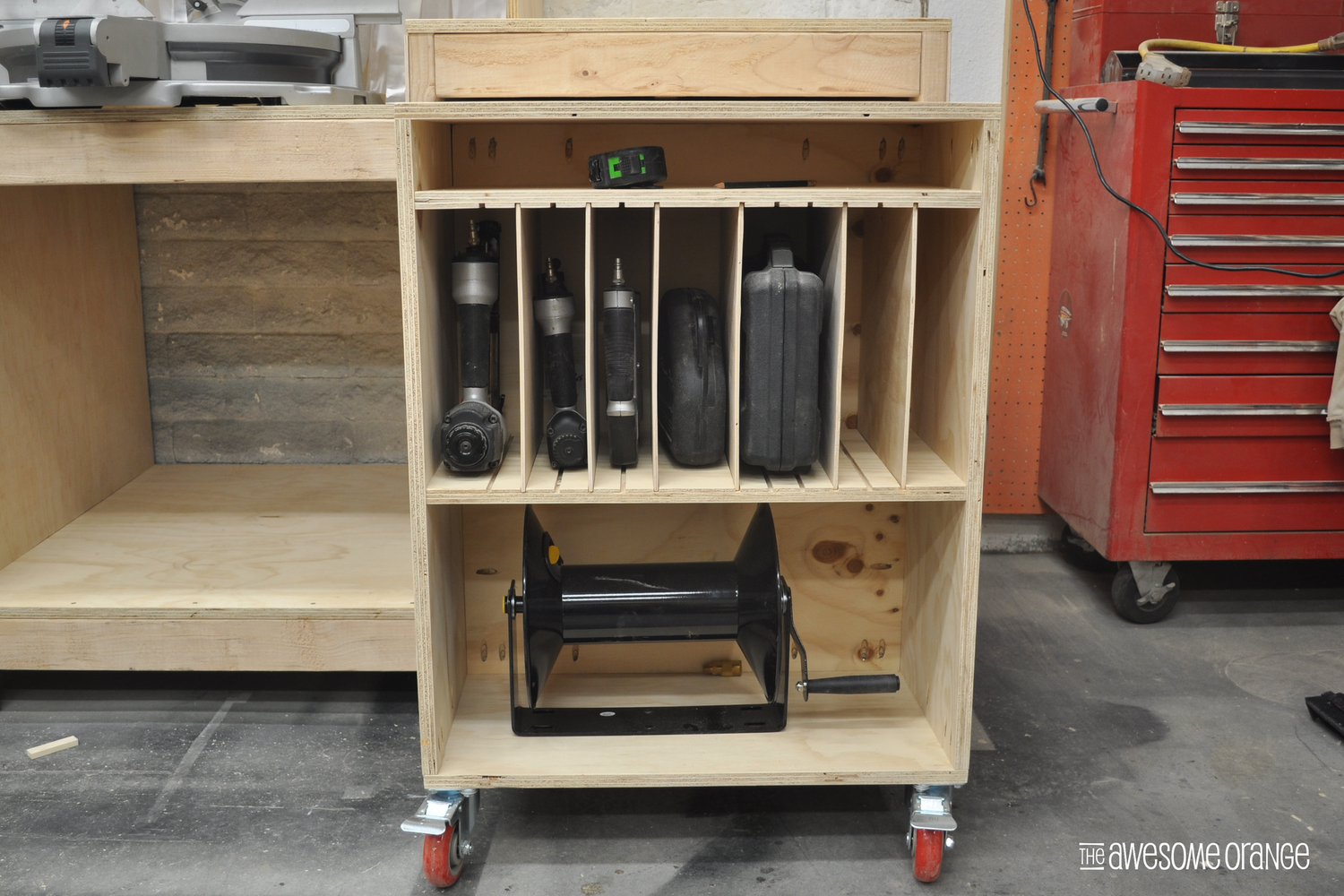 Modular Miter Station - Phase 2 - Air Cart — the Awesome Orange