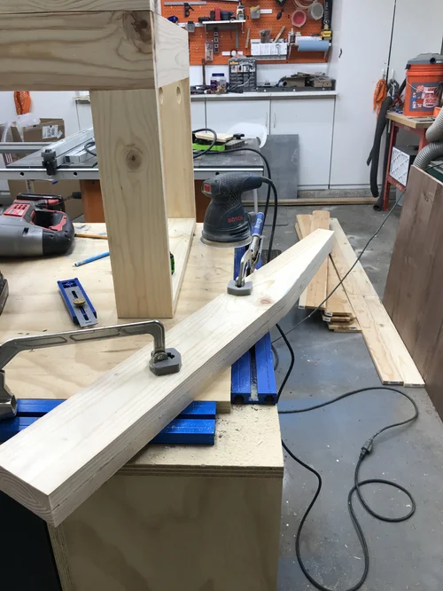 DIY Modern Bench with Back — the Awesome Orange