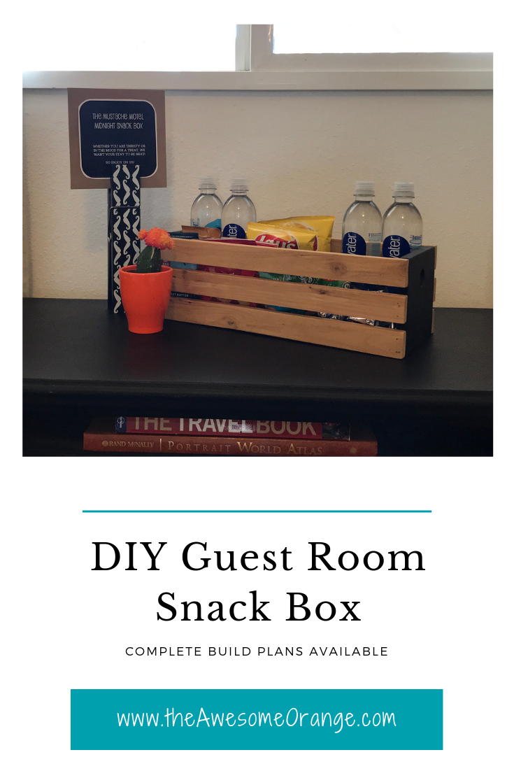 DIY Guest Room Snack Box — the Awesome Orange