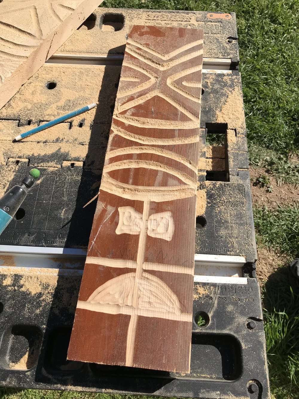 DIY Tiki Wall Art — the Awesome Orange