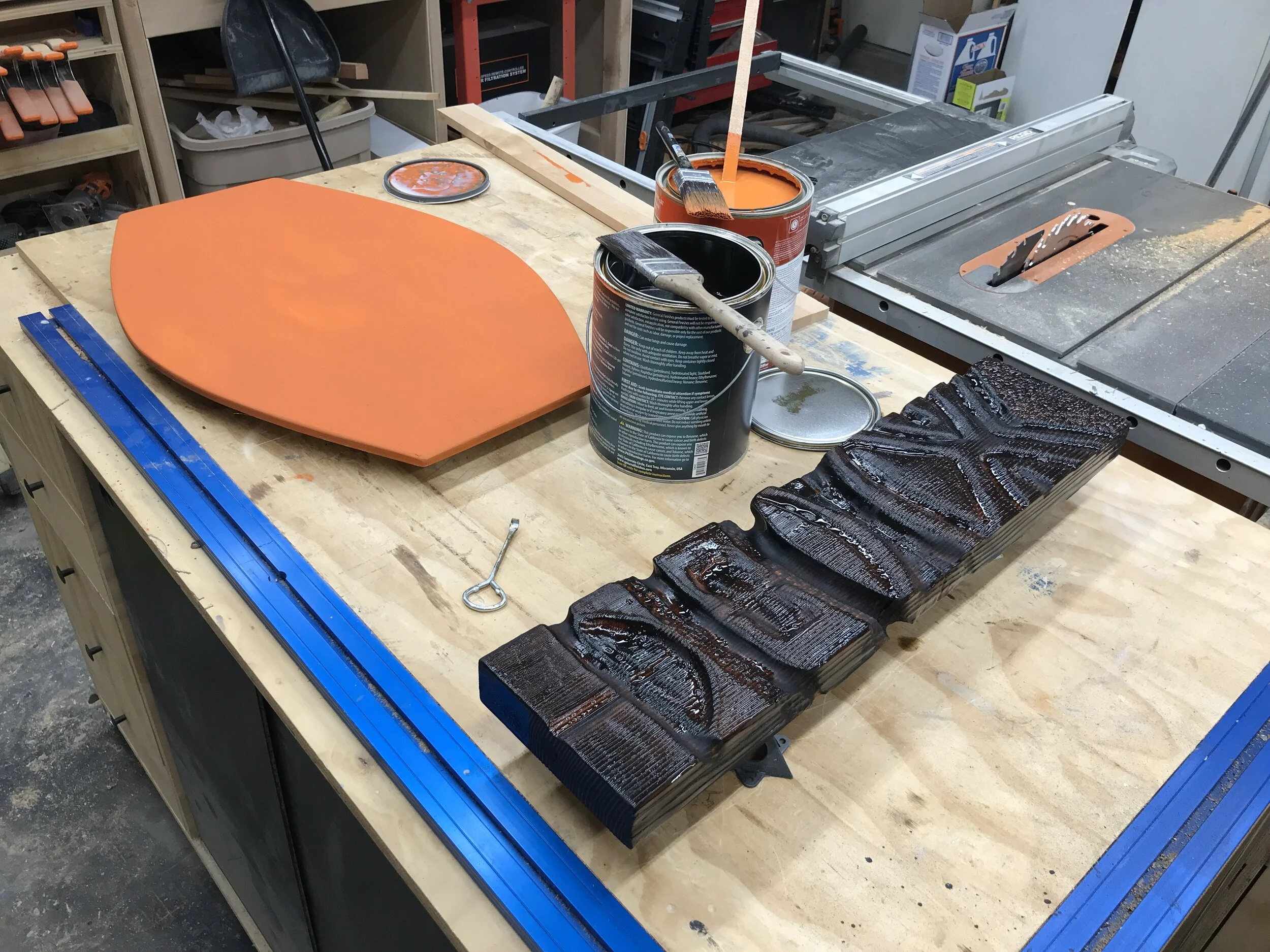 DIY Tiki Wall Art — the Awesome Orange