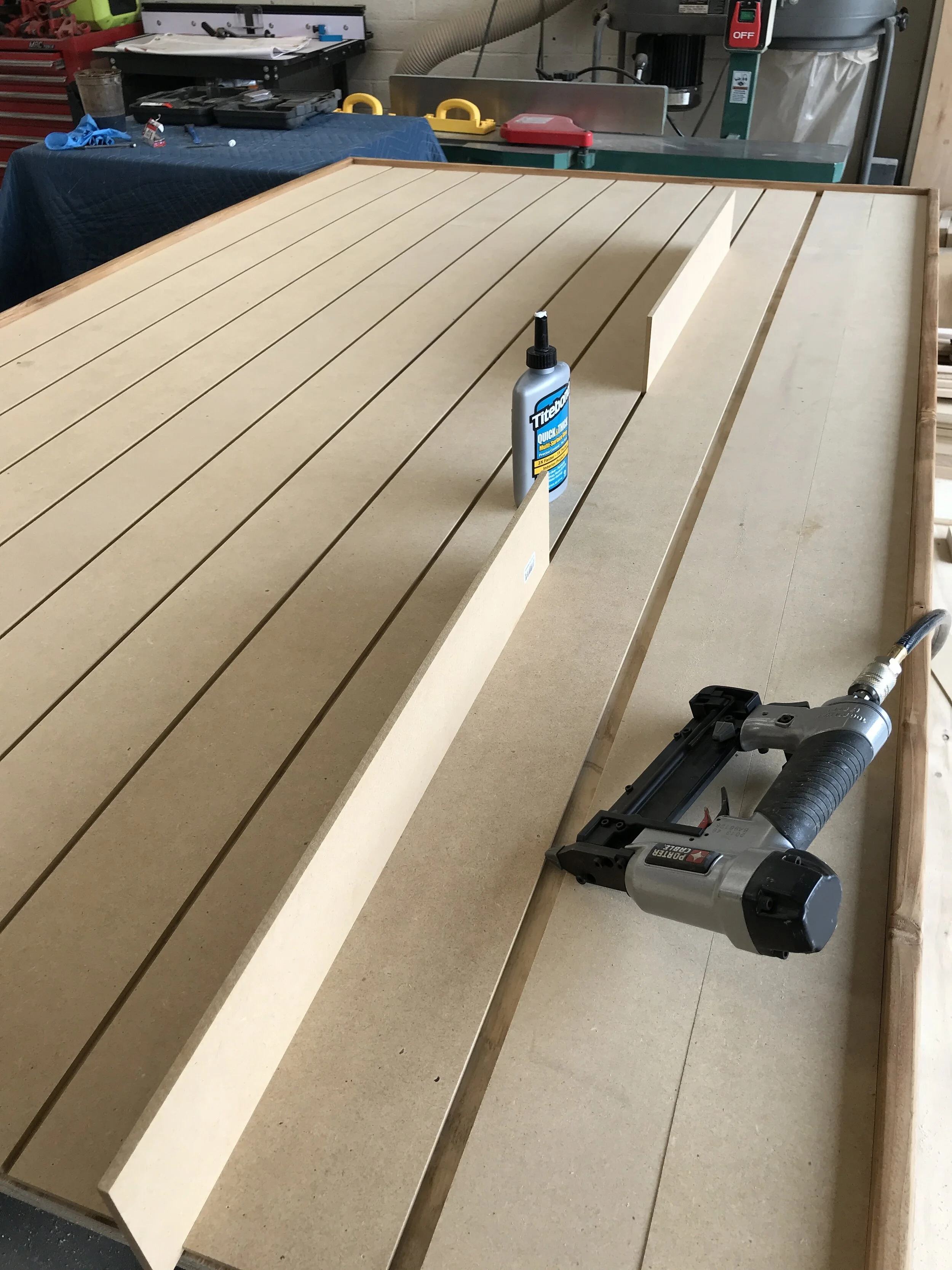 Modern Shiplap Hall Tree Bench — the Awesome Orange