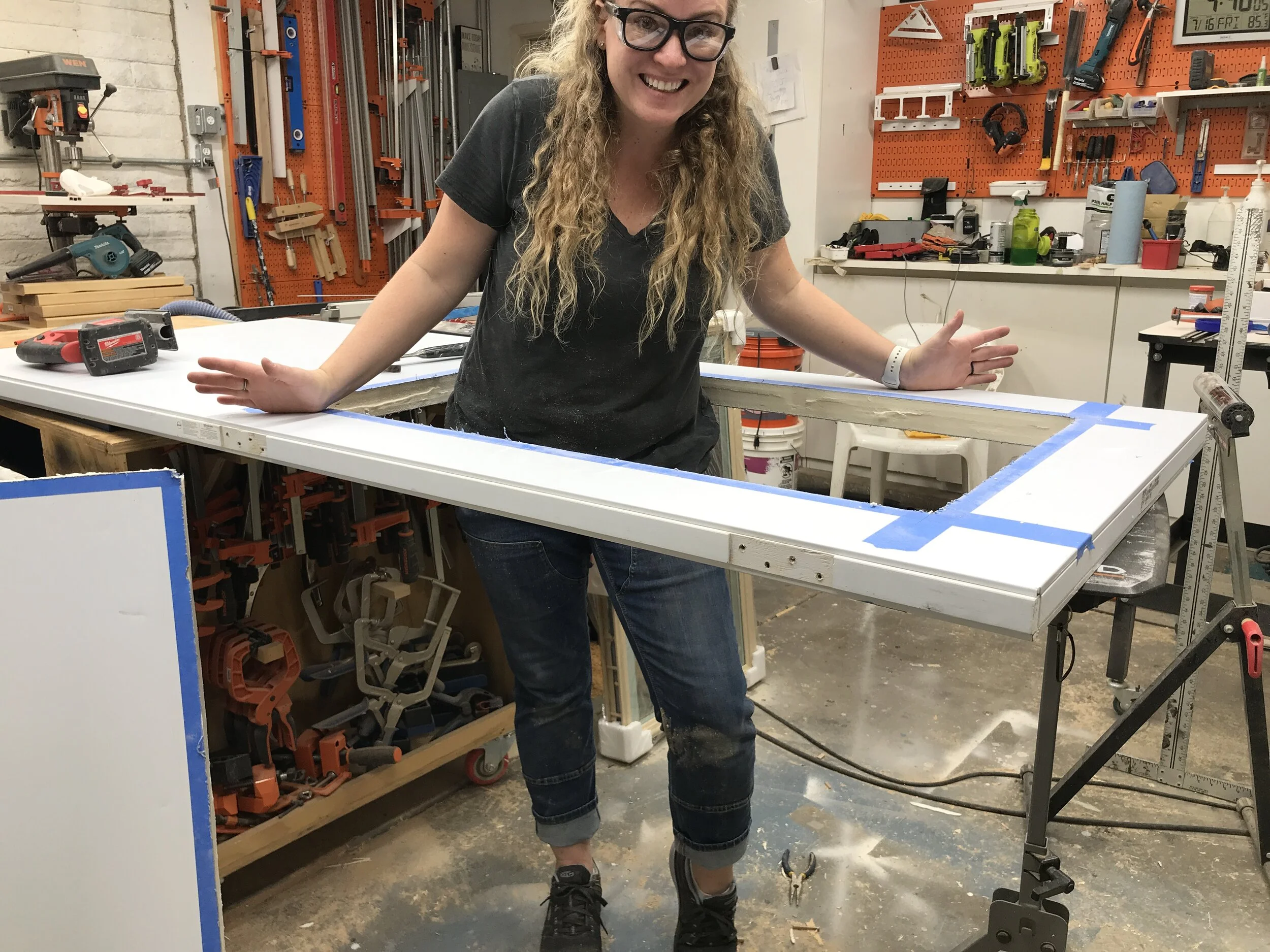 How To Install A Window In A Door! — the Awesome Orange