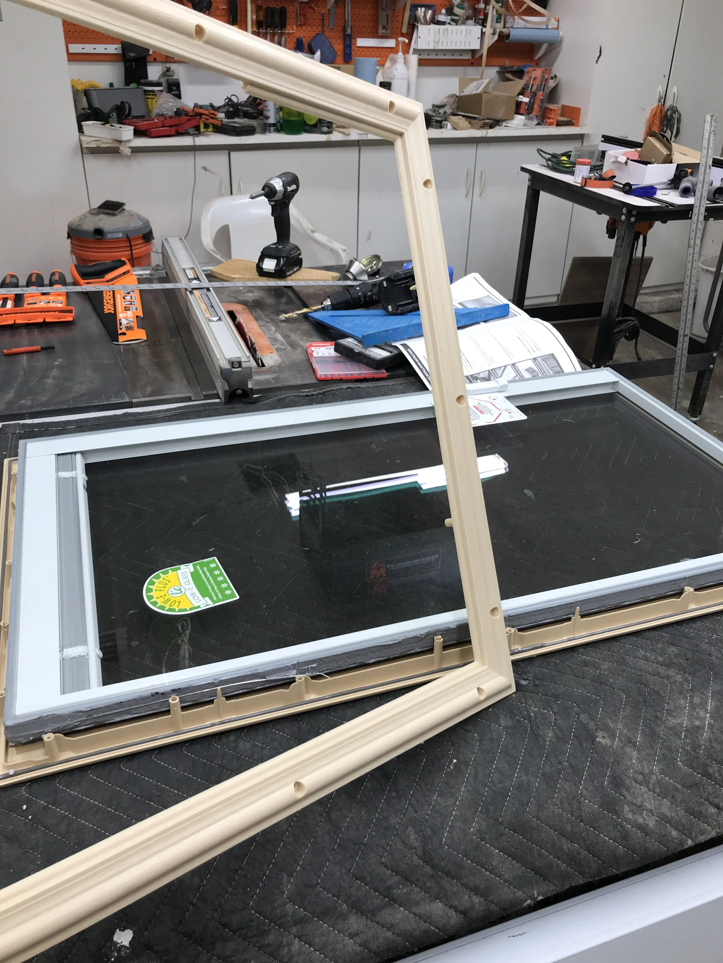 How To Install A Window In A Door! — the Awesome Orange