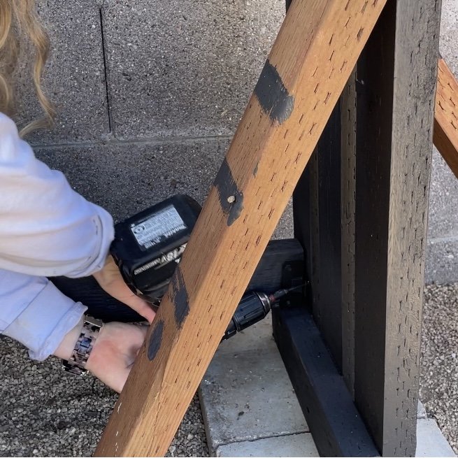 DIY Outdoor Firewood Rack — the Awesome Orange