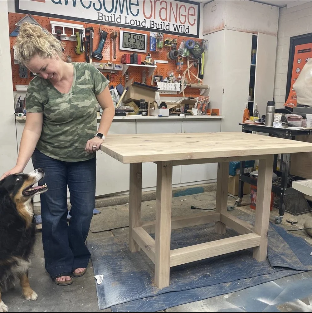 DIY Modern Counter Height Chairs — the Awesome Orange