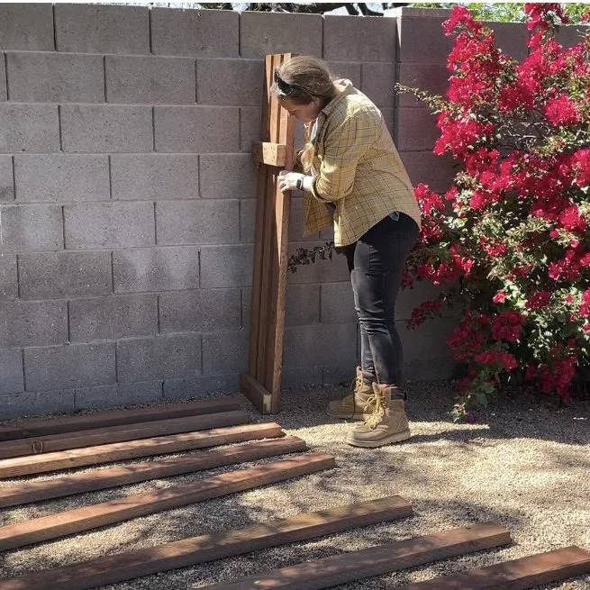 DIY Outdoor Firewood Rack — the Awesome Orange