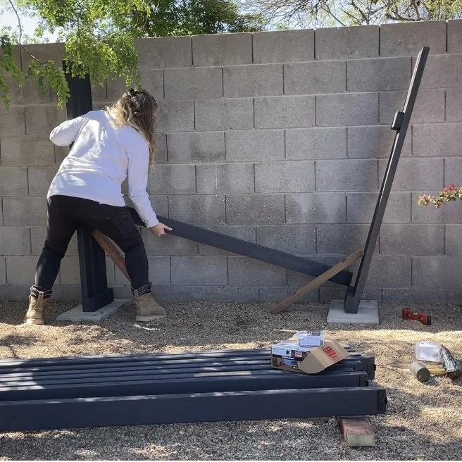 DIY Outdoor Firewood Rack — the Awesome Orange