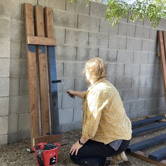 DIY Outdoor Firewood Rack — the Awesome Orange