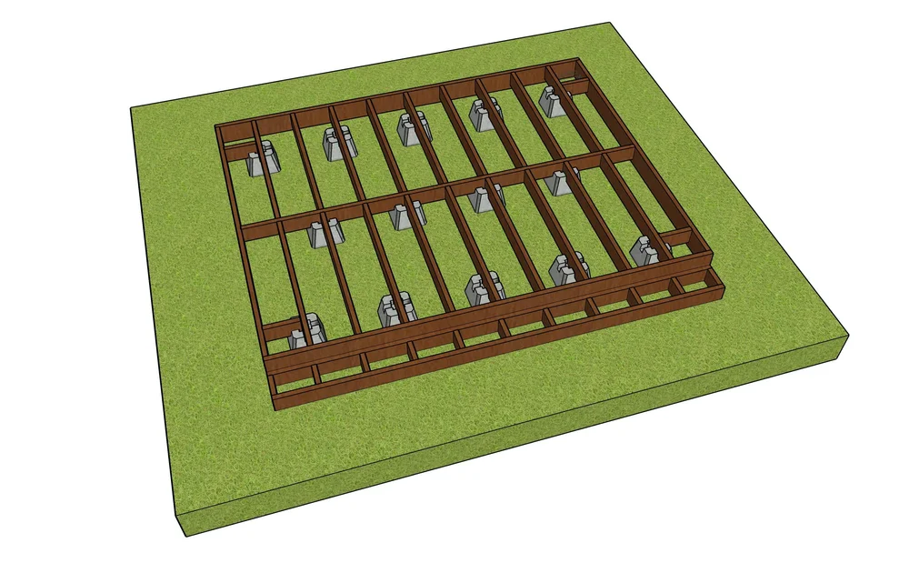 Building A Floating Deck with Composite Decking — the Awesome Orange