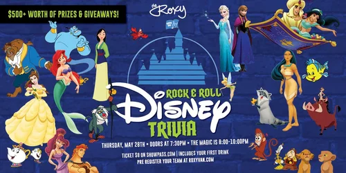 UPCOMING EVENTS — The Roxy