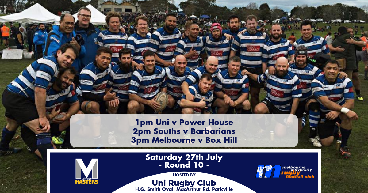 Fixture & Events — Victorian Masters Rugby