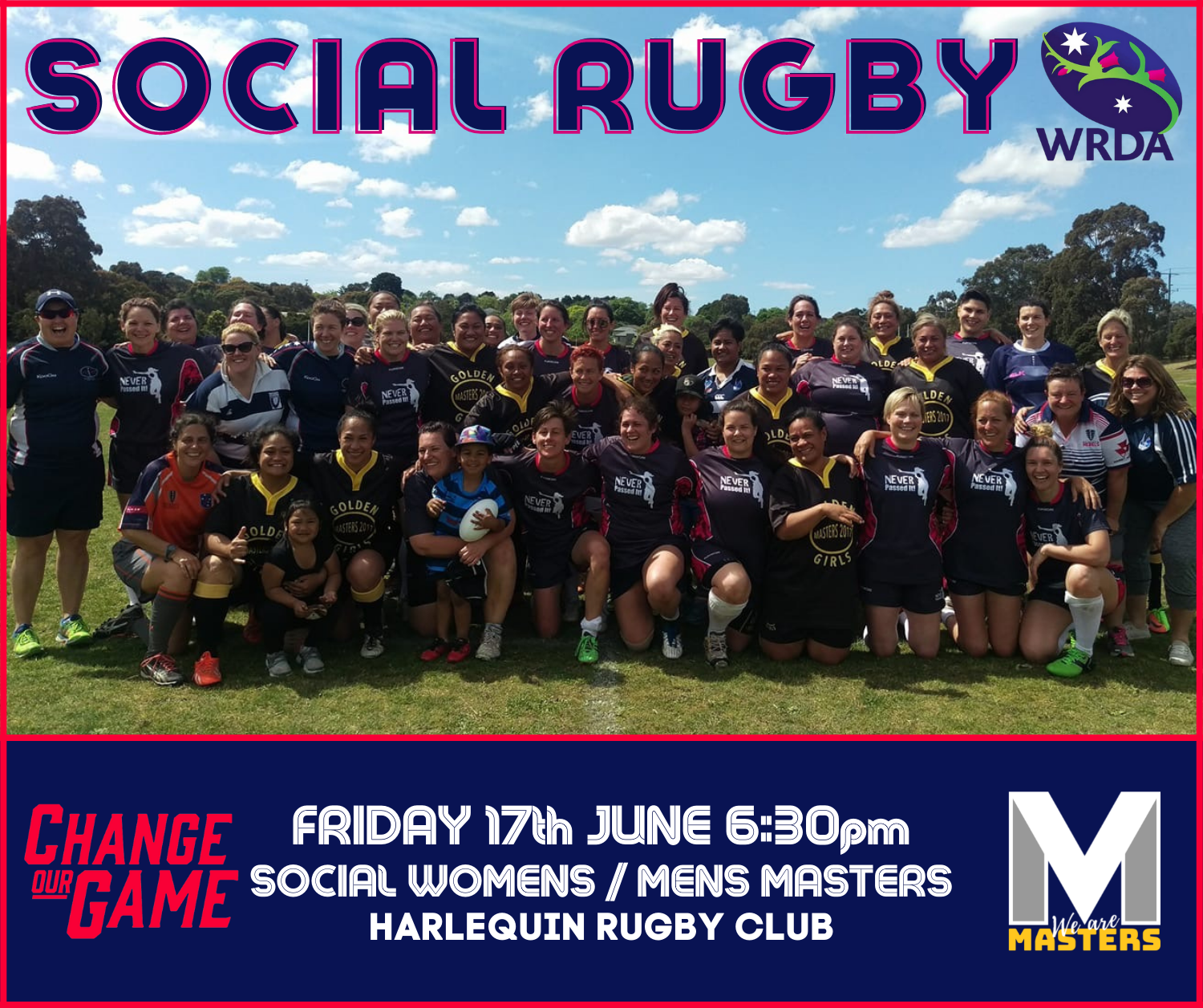 Supporting and promoting Women's Social Rugby — Victorian Masters Rugby