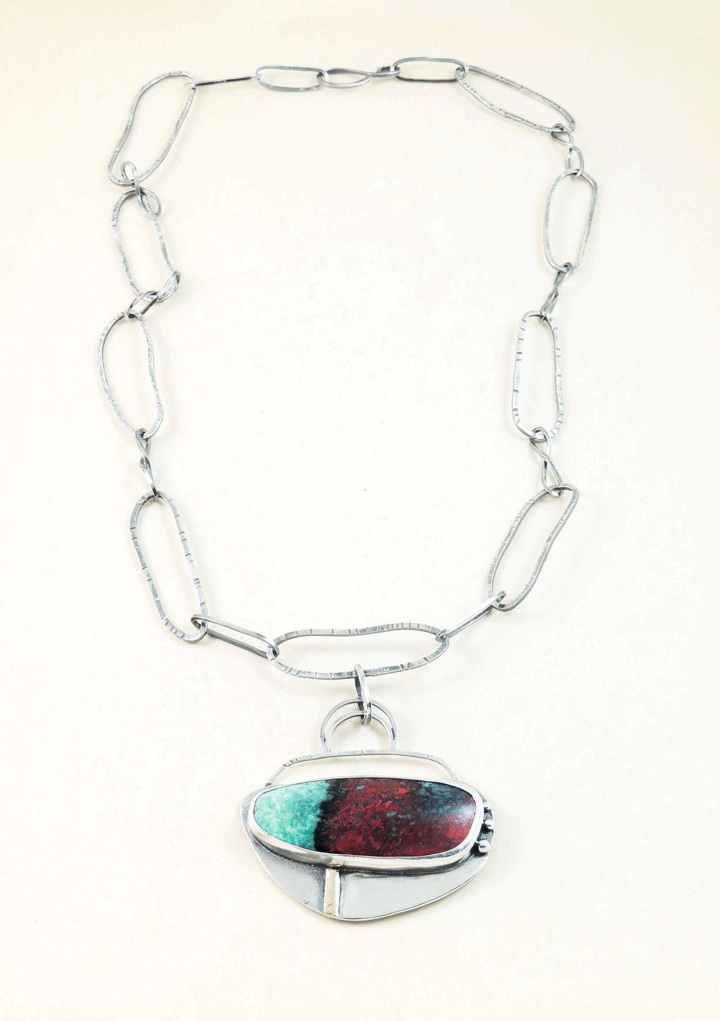 Quetzal Sonora Sunrise Jasper Necklace — Danielle Cadef Designs