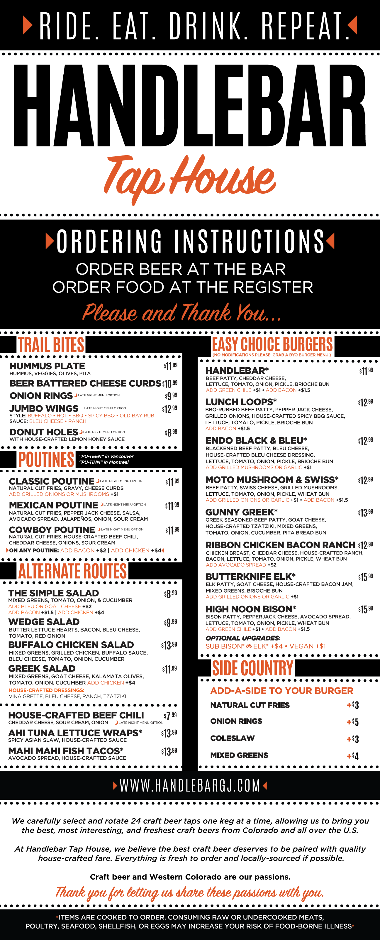 The Food — Handlebar