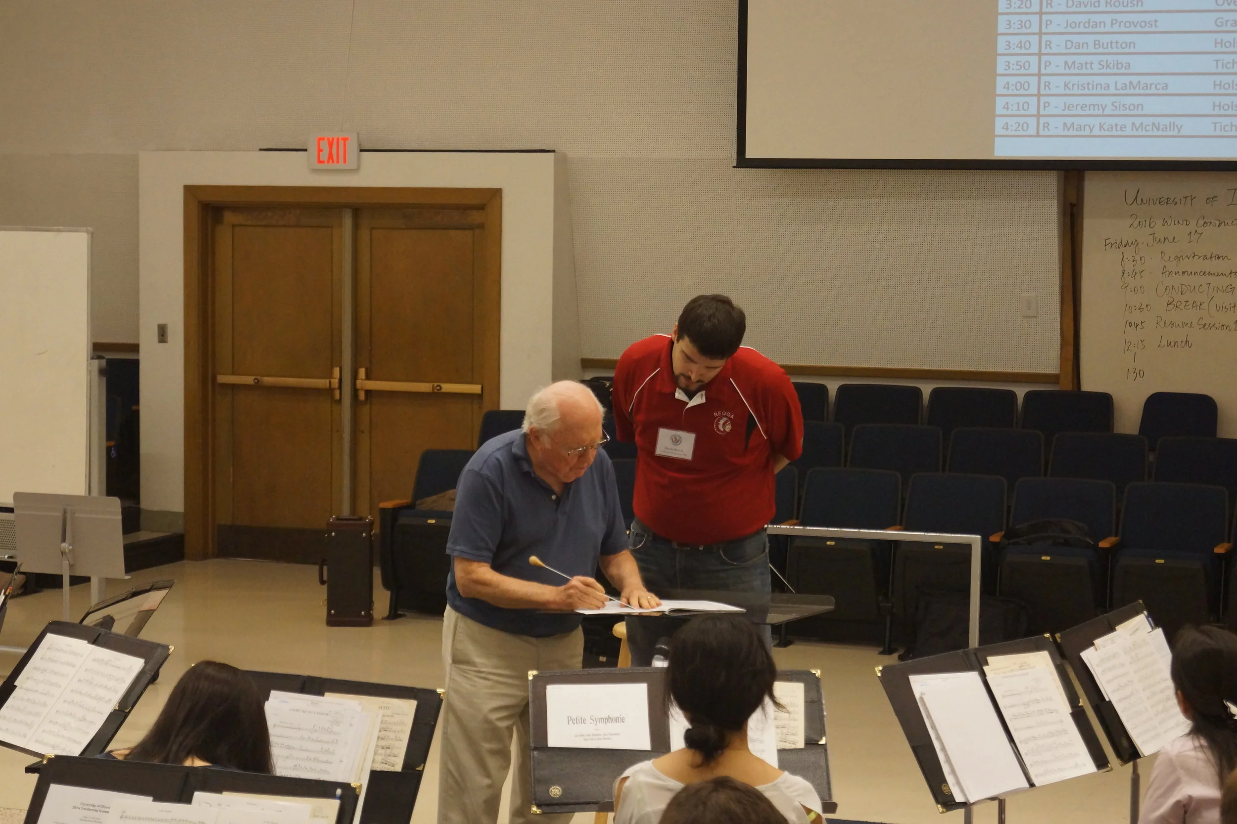 Conducting Symposium — The University of Illinois Bands