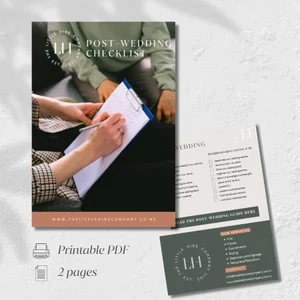 Wedding Resources - The Little Hire Company