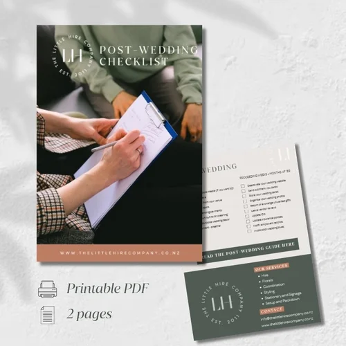 Wedding Resources - The Little Hire Company