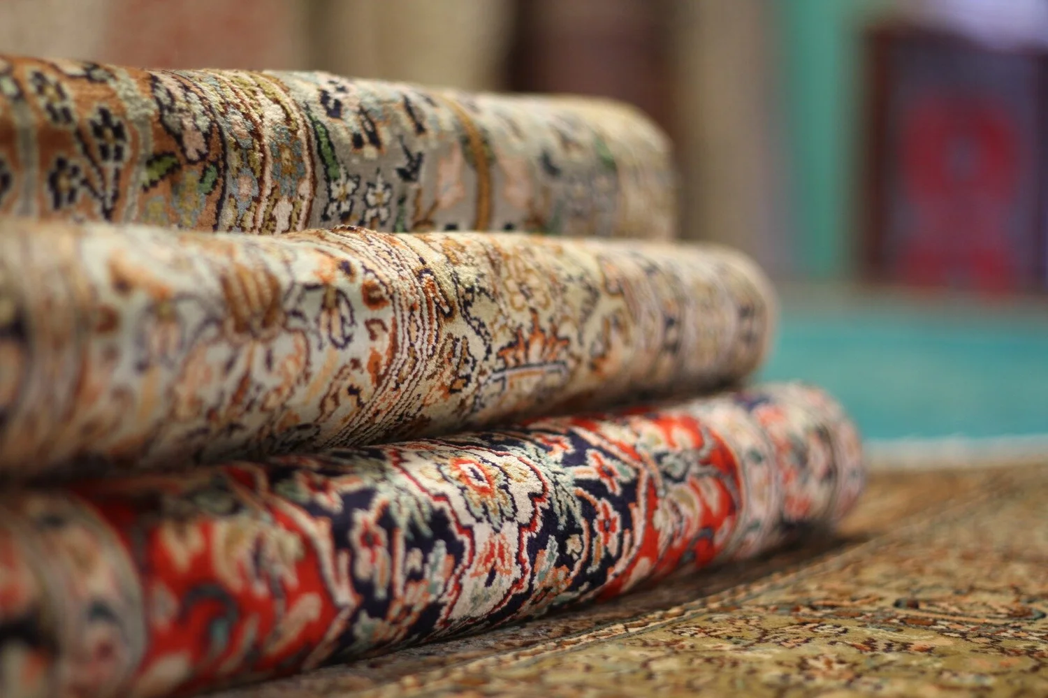 Kashmir Silk Carpets — Oriental Carpet Company W.L.L.