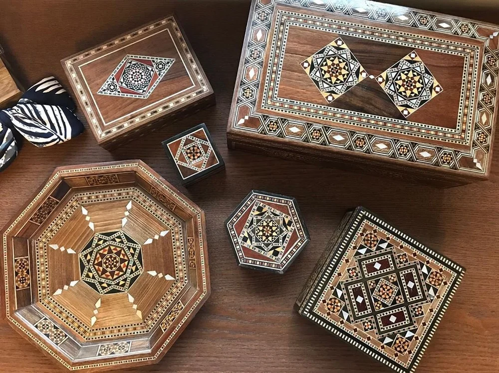 Syrian Mosaic Boxes — Oriental Carpet Company W.L.L.