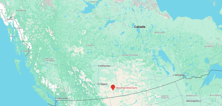 Project completion - Winnifred Wind Project — Composite Power Group