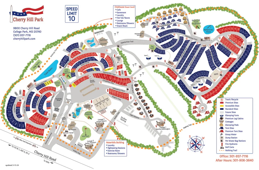 Cherry Hill Park | Campground Map & Site Guide