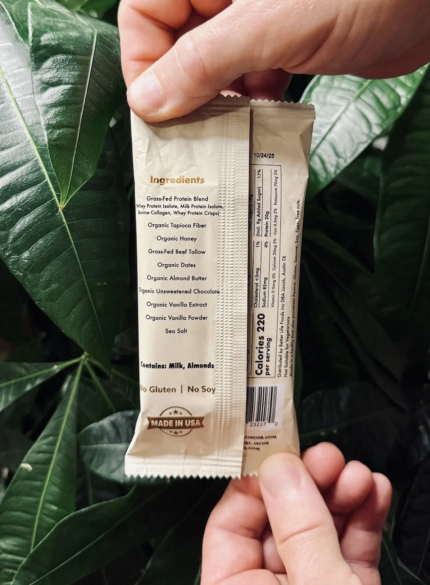 Jacob Protein Bar Review: Best Clean, Gut-Friendly Snack of 2025 — Sama ...