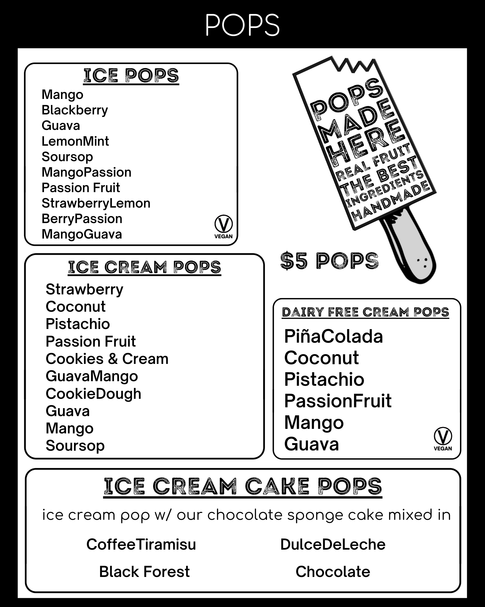 Delicious Ice & Cream Pops Made Right Here! — Manolis