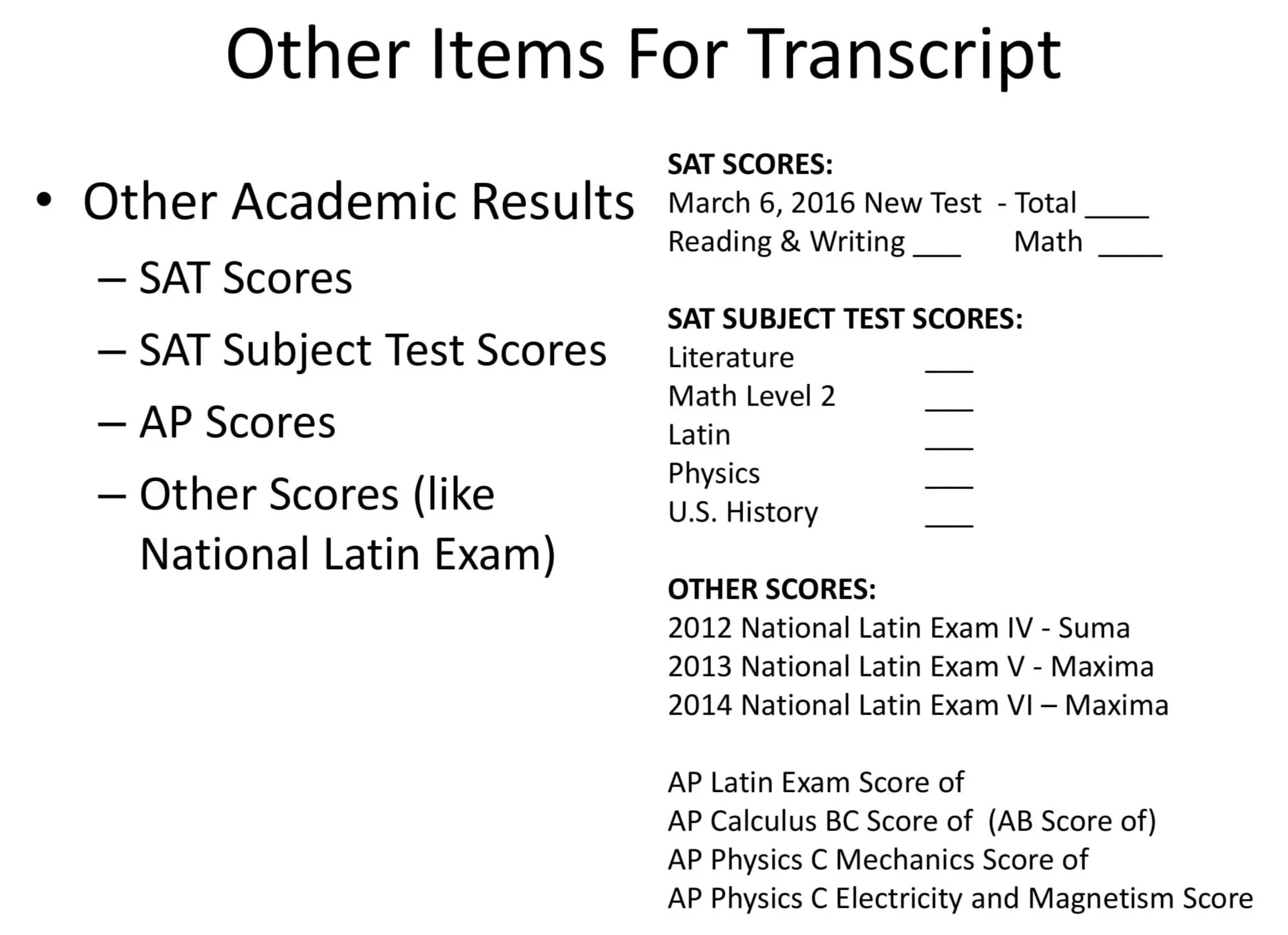 High School Transcripts Grading And Course Descriptions Lecture And High School Transcripts Grading And Course Descriptions Lecture And