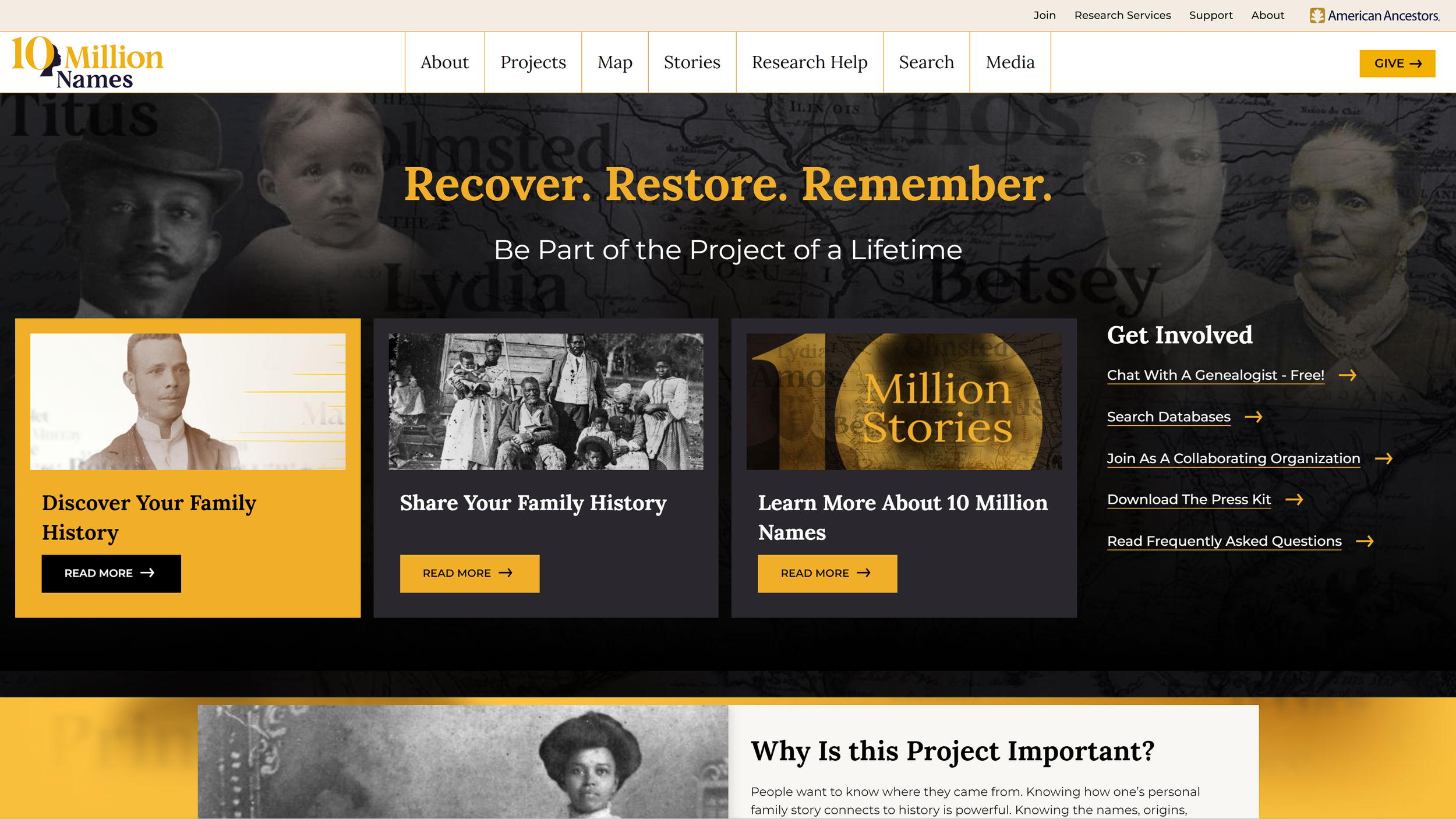 10 Million Names Project — Kendra Taira Field