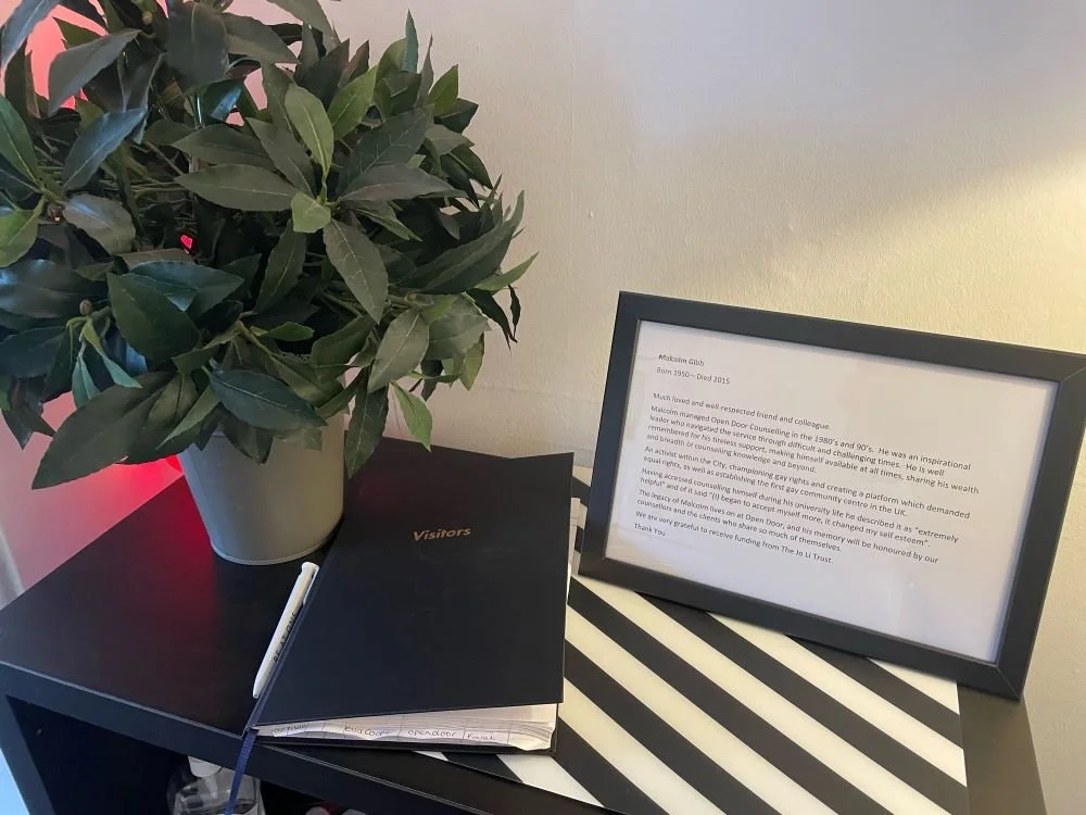 Remembering our colleague, Malcolm Gibb — Open Door Counselling