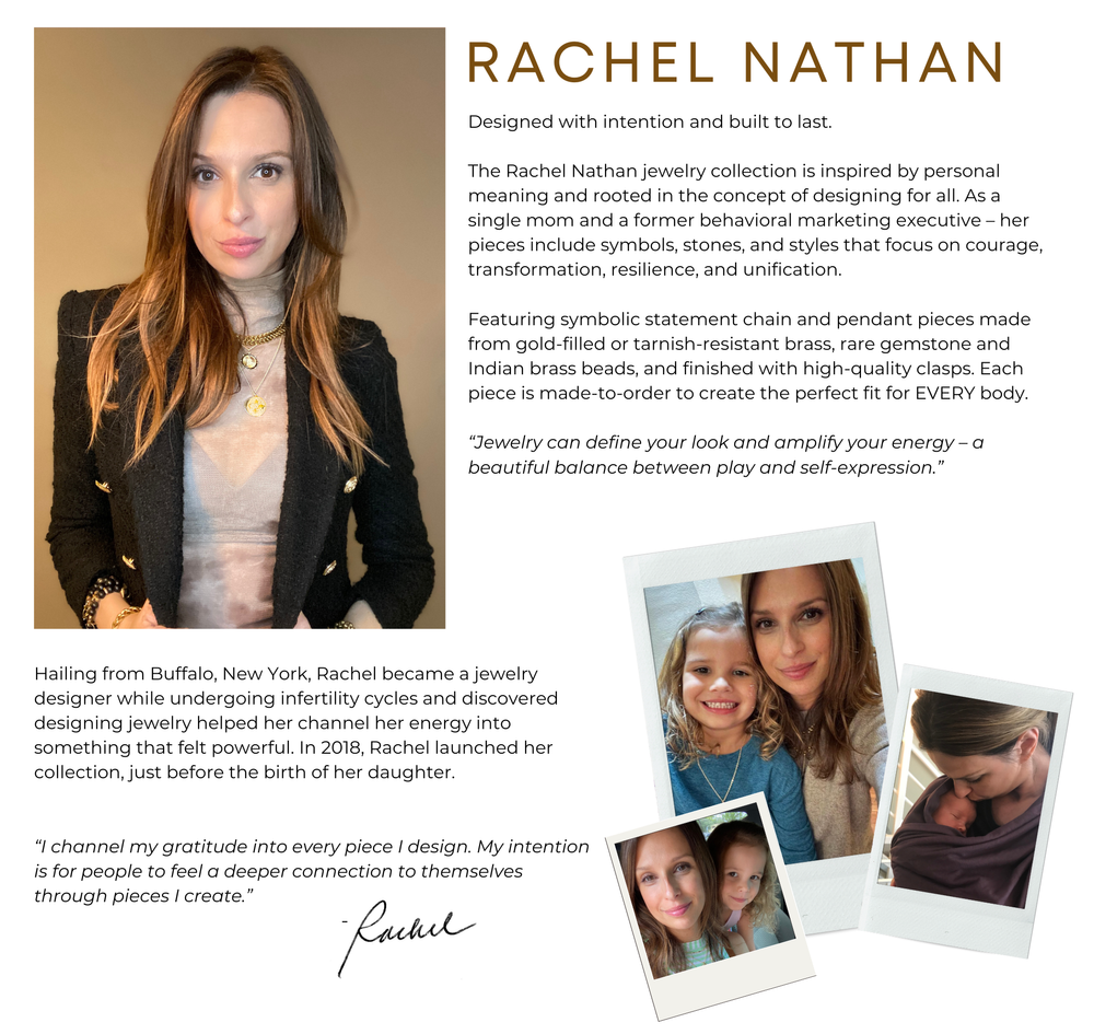 ABOUT RACHEL NEW | Discover Unique Jewelry Today — Rachel Nathan Design