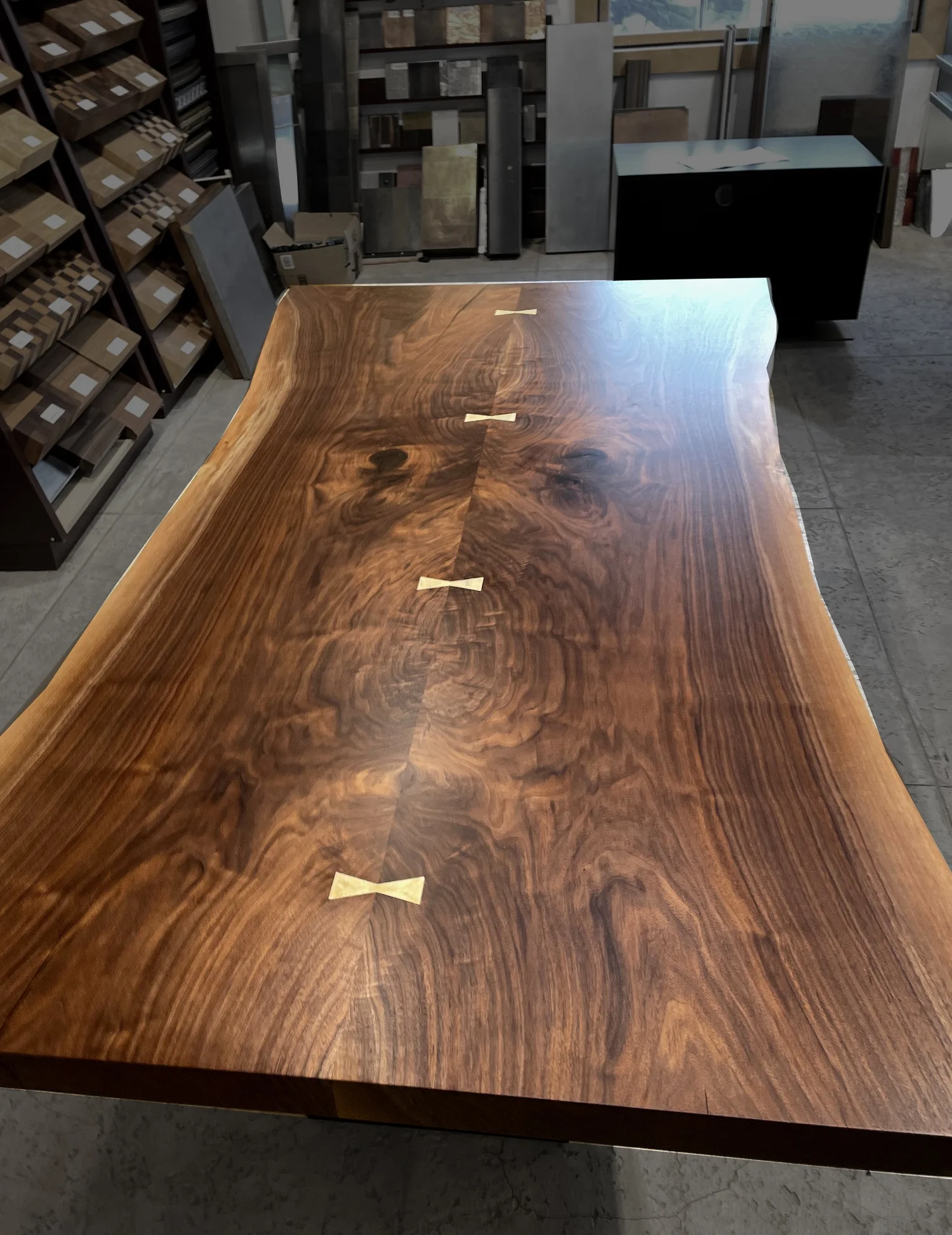 Live Edge Table Factory Showroom