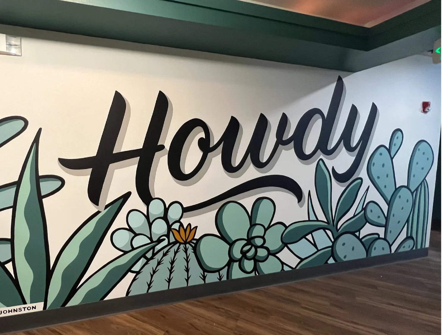 Tara Johnston | Austin-based Mural Artist-Cambridge Hall