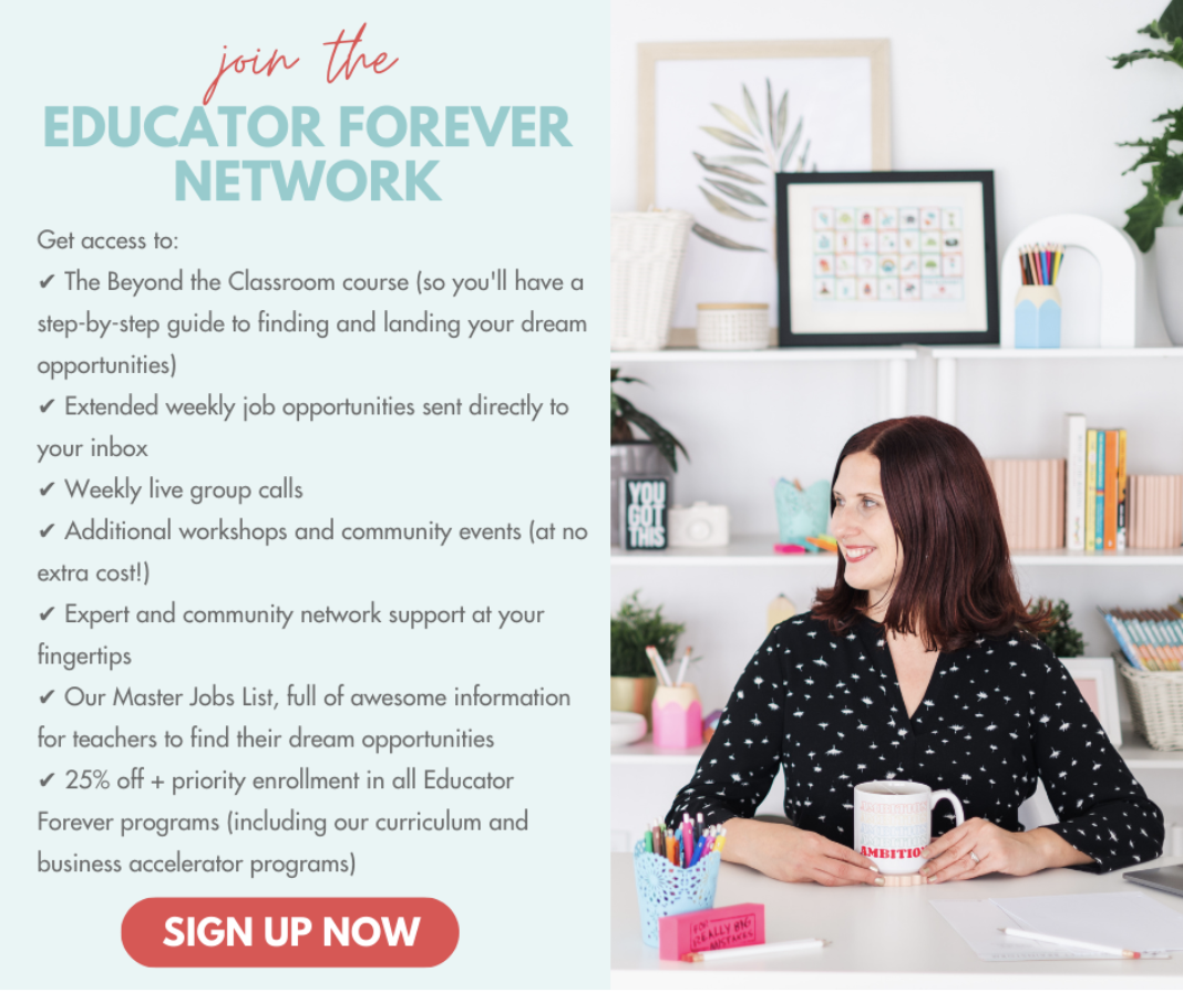 From Classroom Teacher to Flexible Careers in Education — Educator Forever