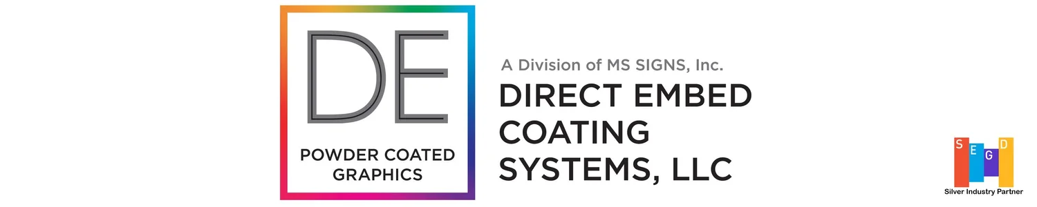 Direct Embed Powder Coated Graphics