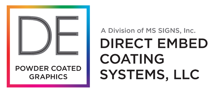 Direct Embed Powder Coated Graphics