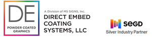 Direct Embed Powder Coated Graphics