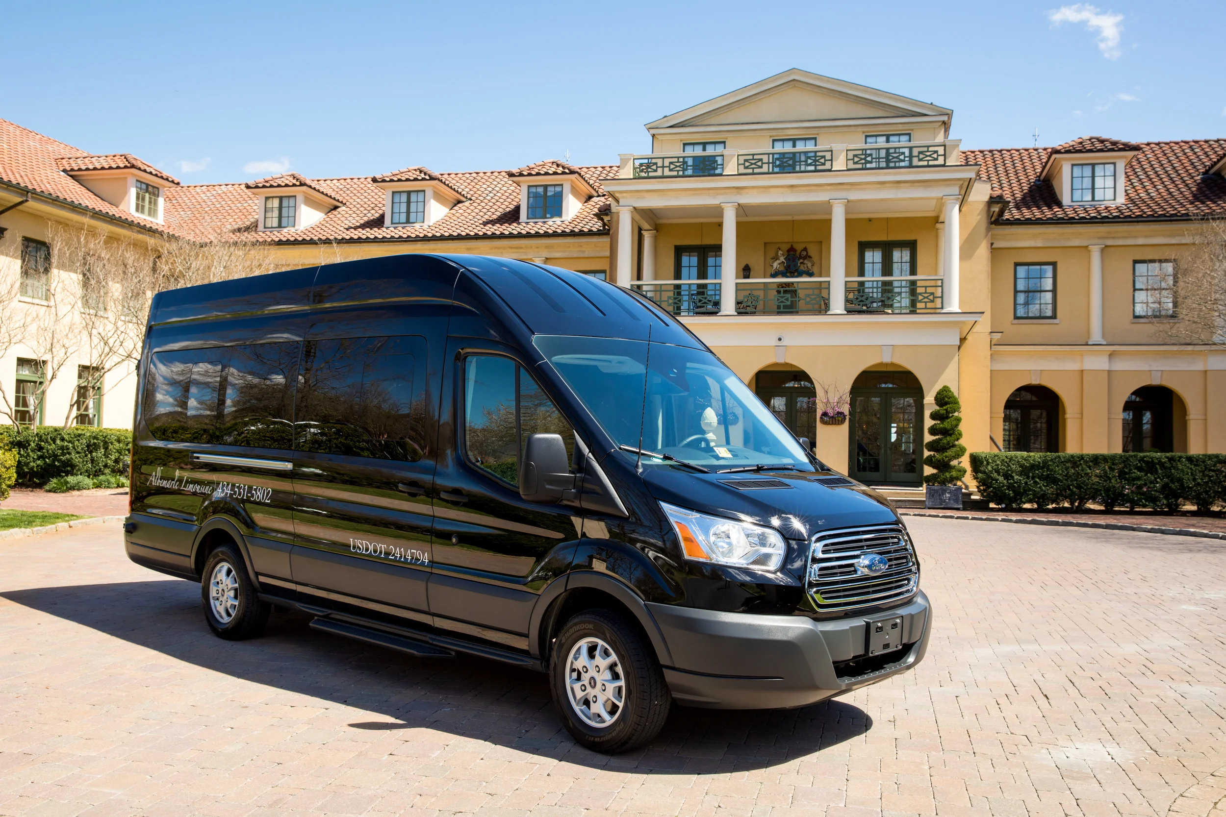14 Passenger Coach/Van Styles — Charlottesville Limousine ...