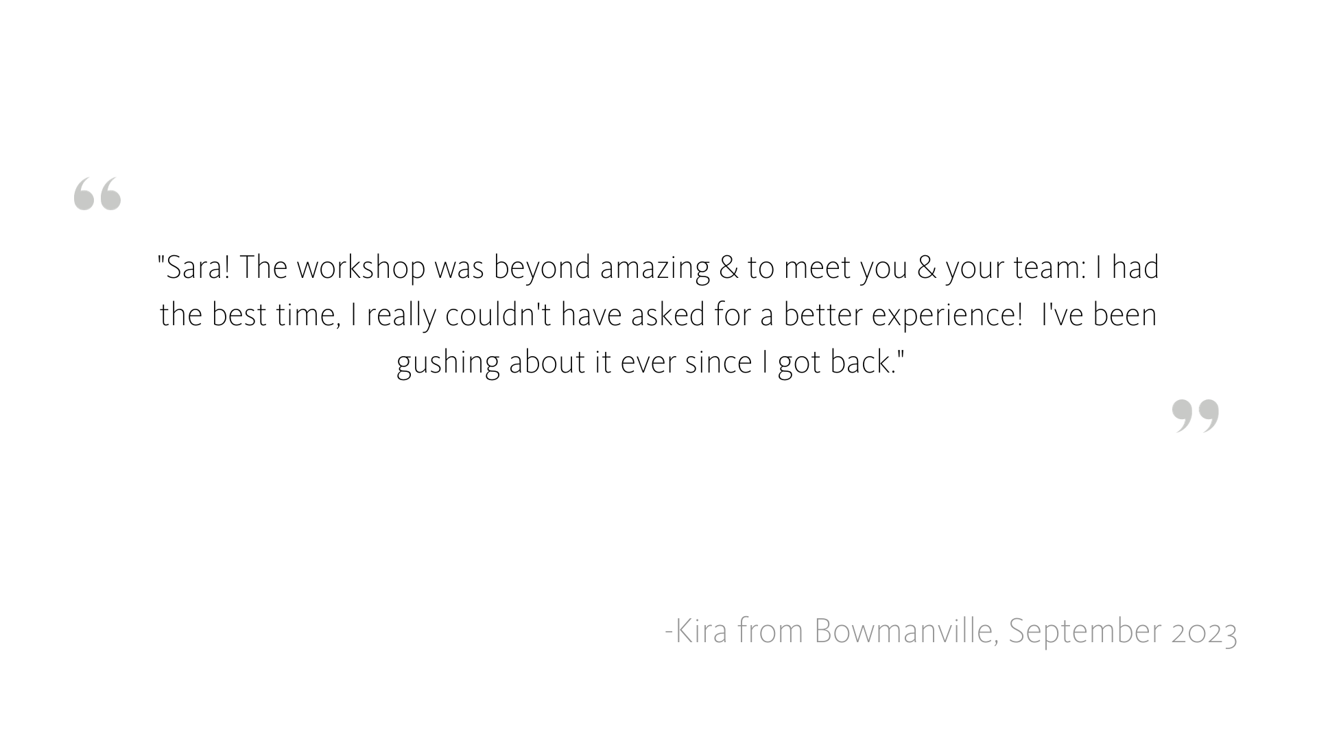 Workshops — MOSH framemakers