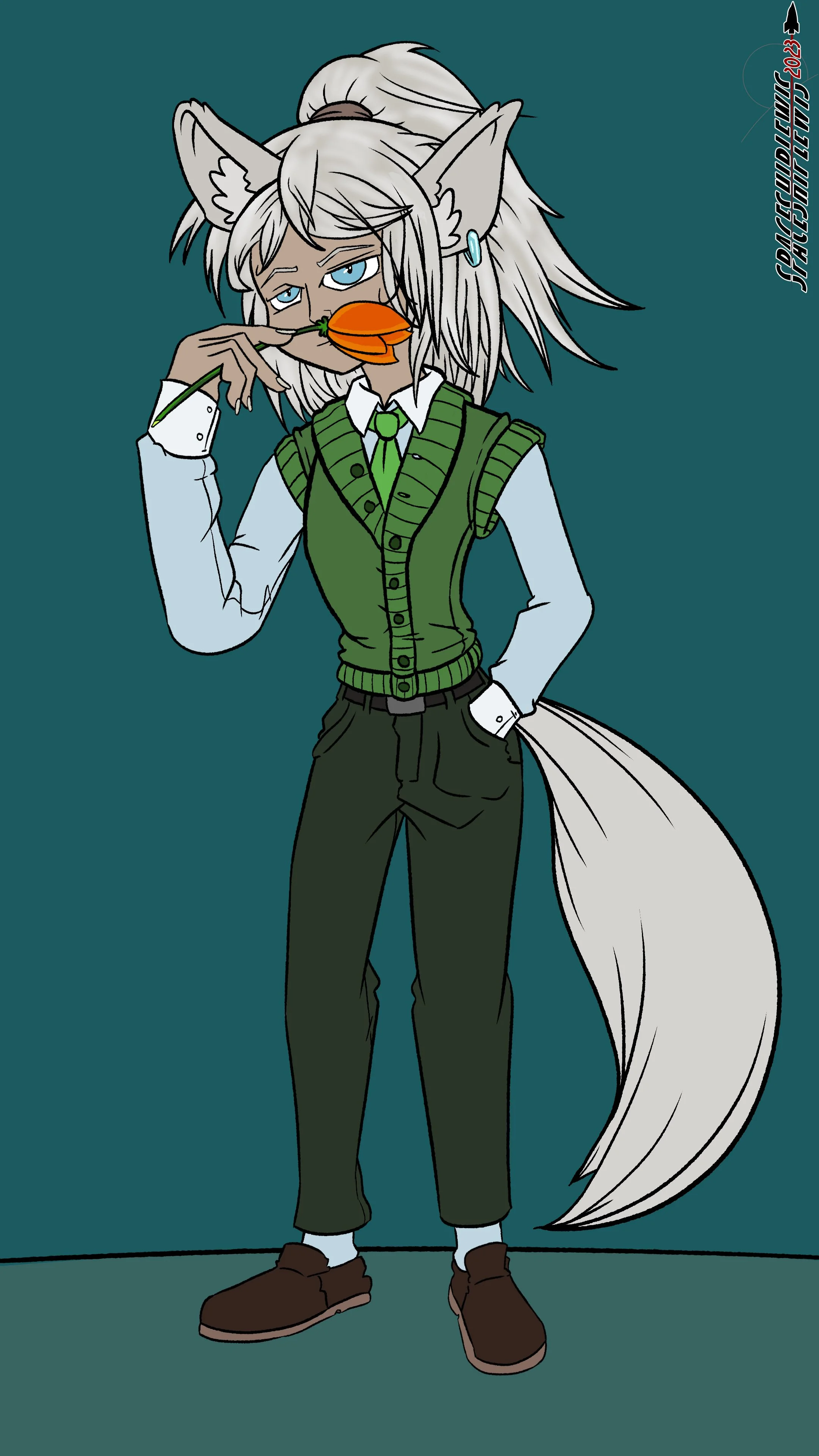 Professional Romantic Wolf But Human — SpaceshipLewis