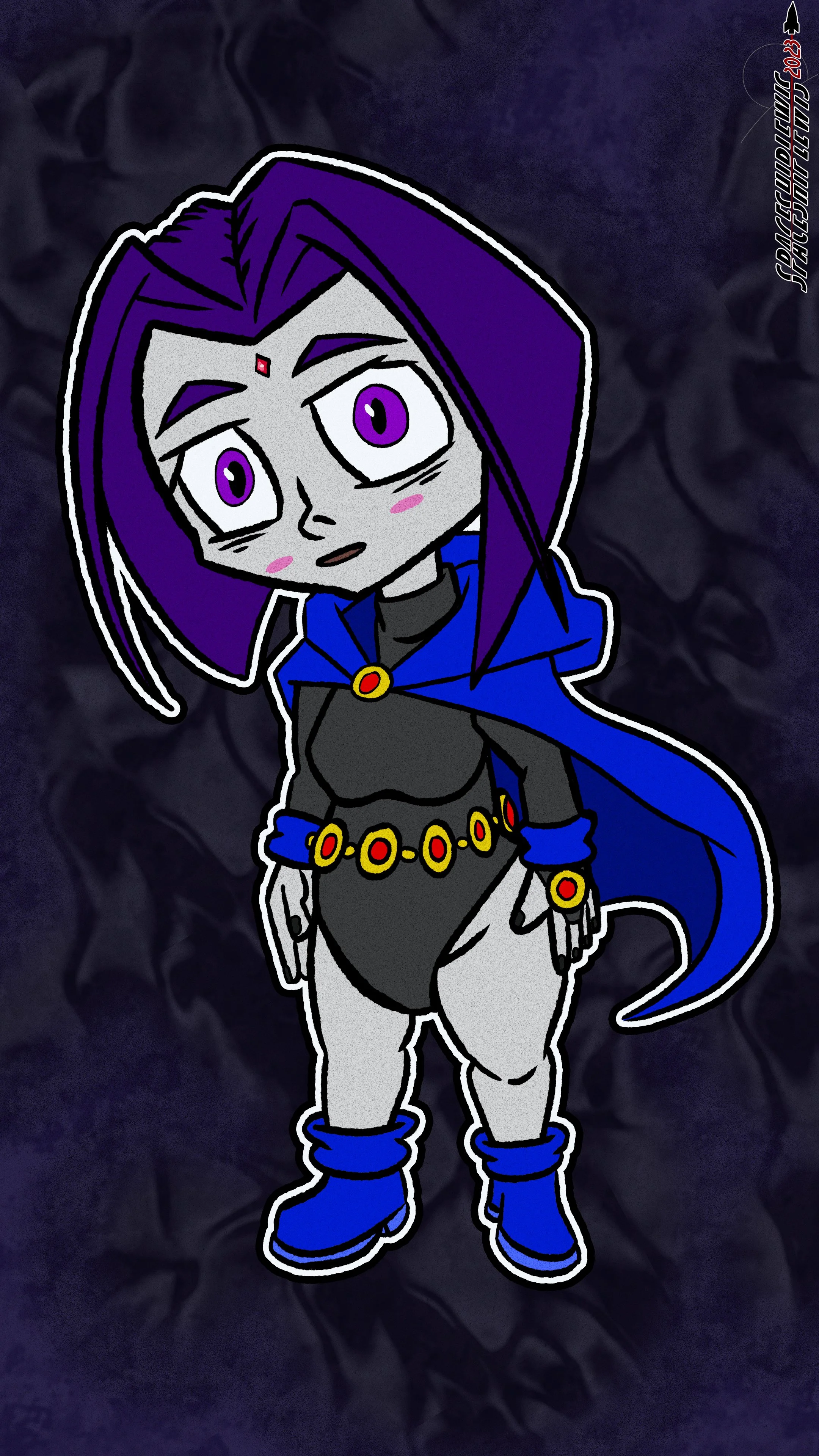 Raven Chubby Chibi — SpaceshipLewis