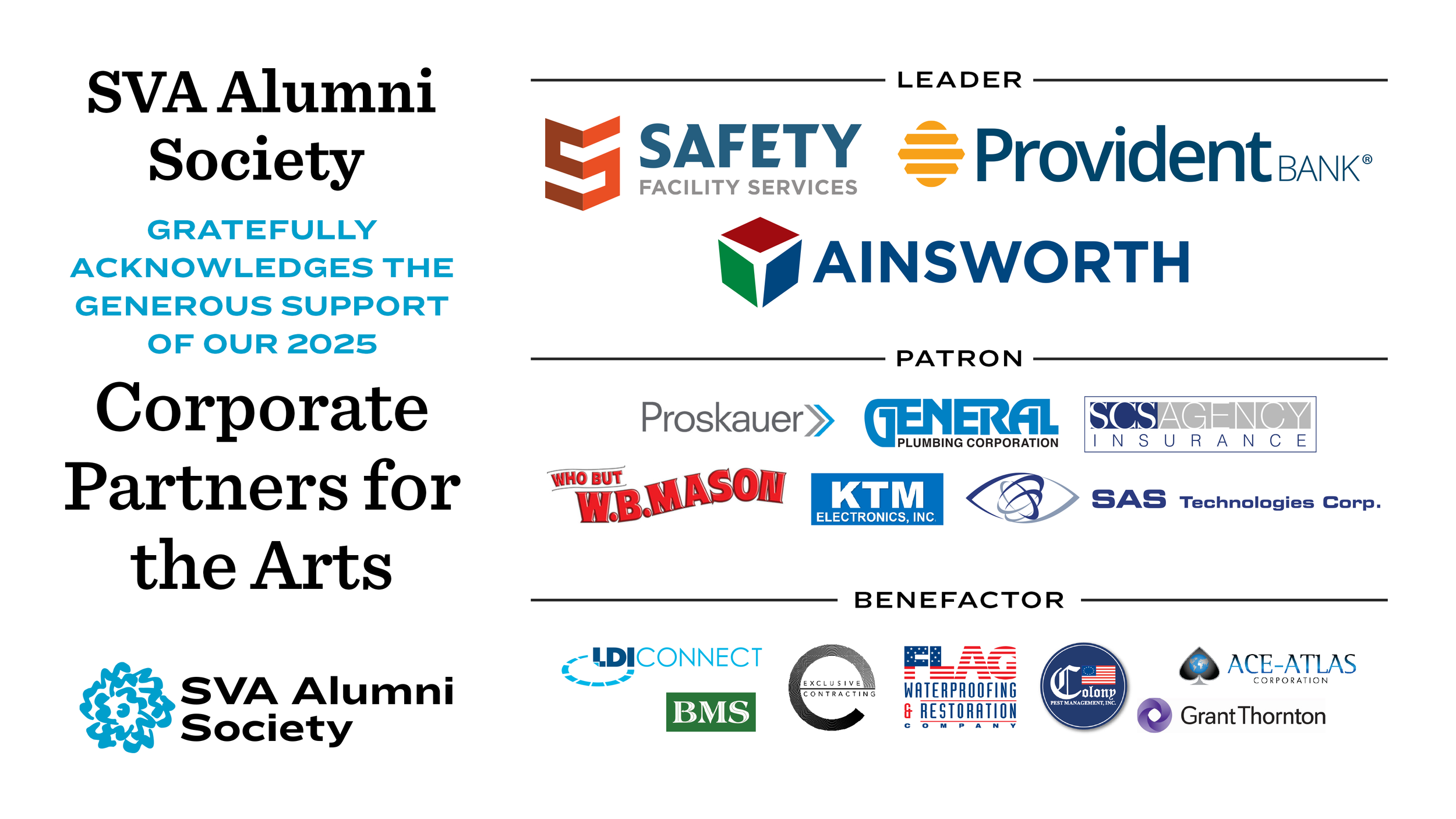 Corporate Partners for the Arts Program — SVA Alumni Society