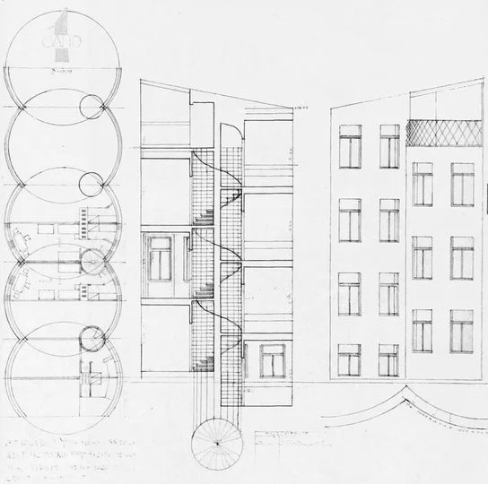 Classics: Melnikov House // Konstantin Stepanovich Melnikov — archaic ...