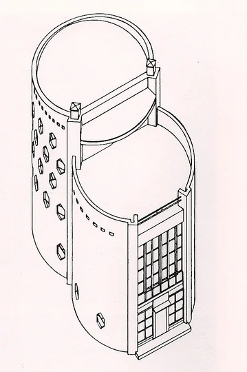 Classics: Melnikov House // Konstantin Stepanovich Melnikov — archaic ...