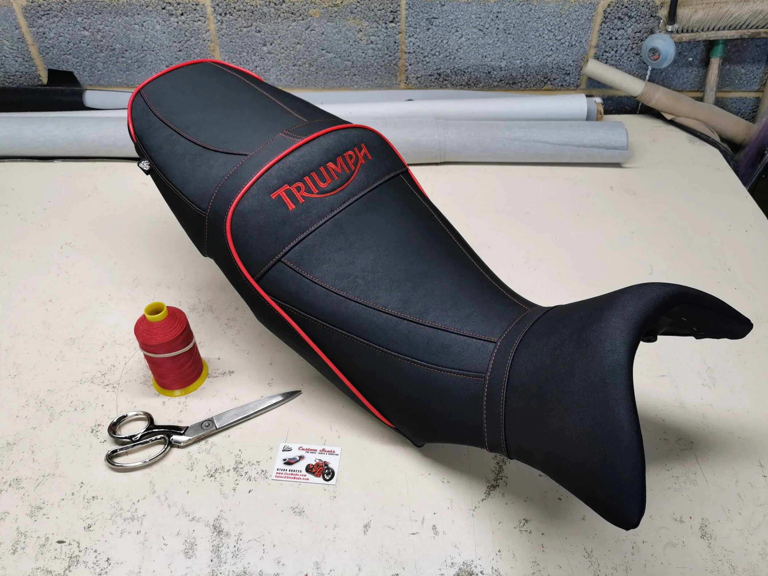 Triumph seats — Else Made custom upholstery