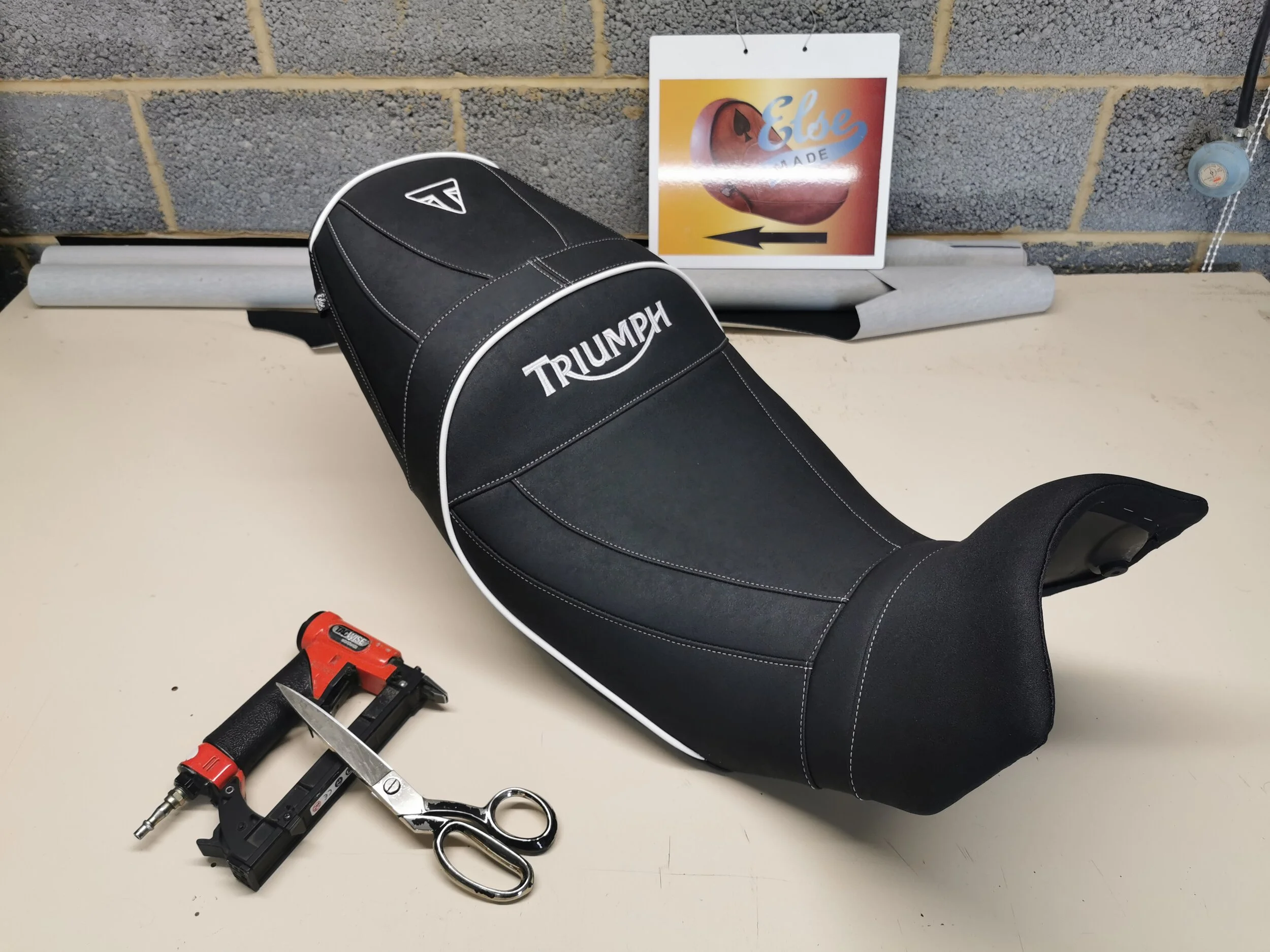Triumph seats — Else Made custom upholstery